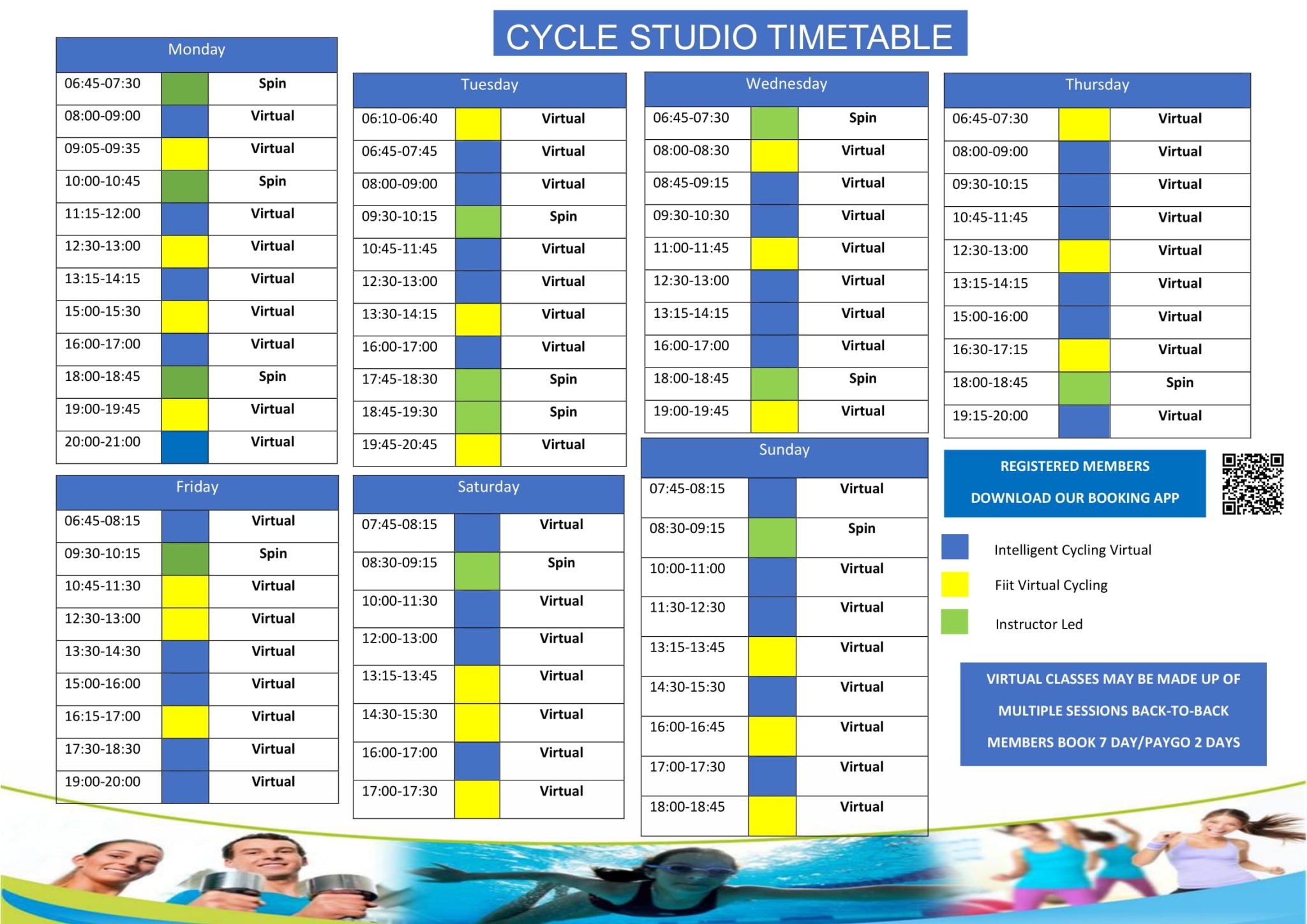 Spin Timetable - Wolverton Swimming & Fitness Centre